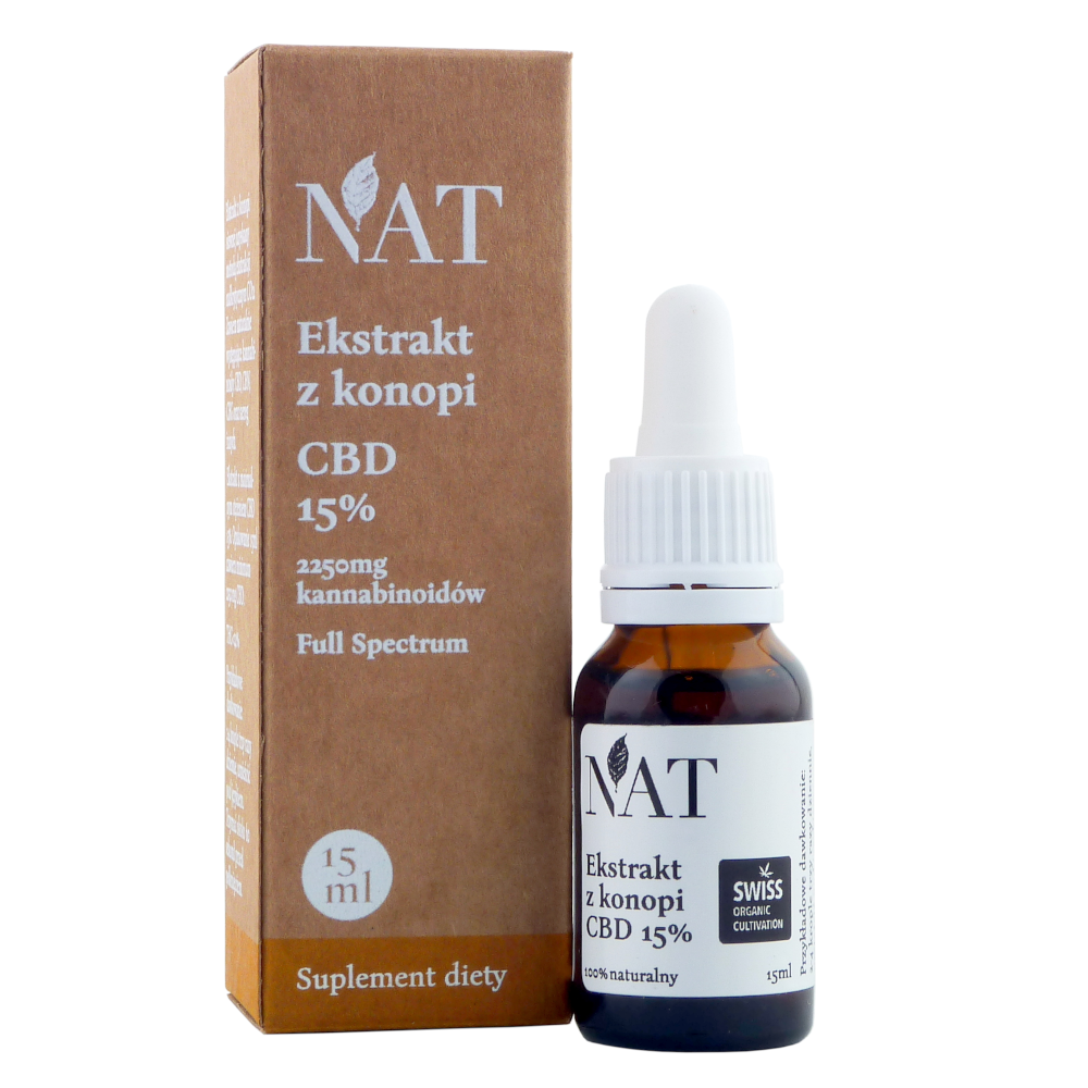 NAT Ekstrakt z konopi Full Spectrum 15% CBD 15ml produkt - Hurtownia ... NAT Ekstrakt z konopi Full Spectrum 15% CBD 15ml produkt - Hurtownia ...